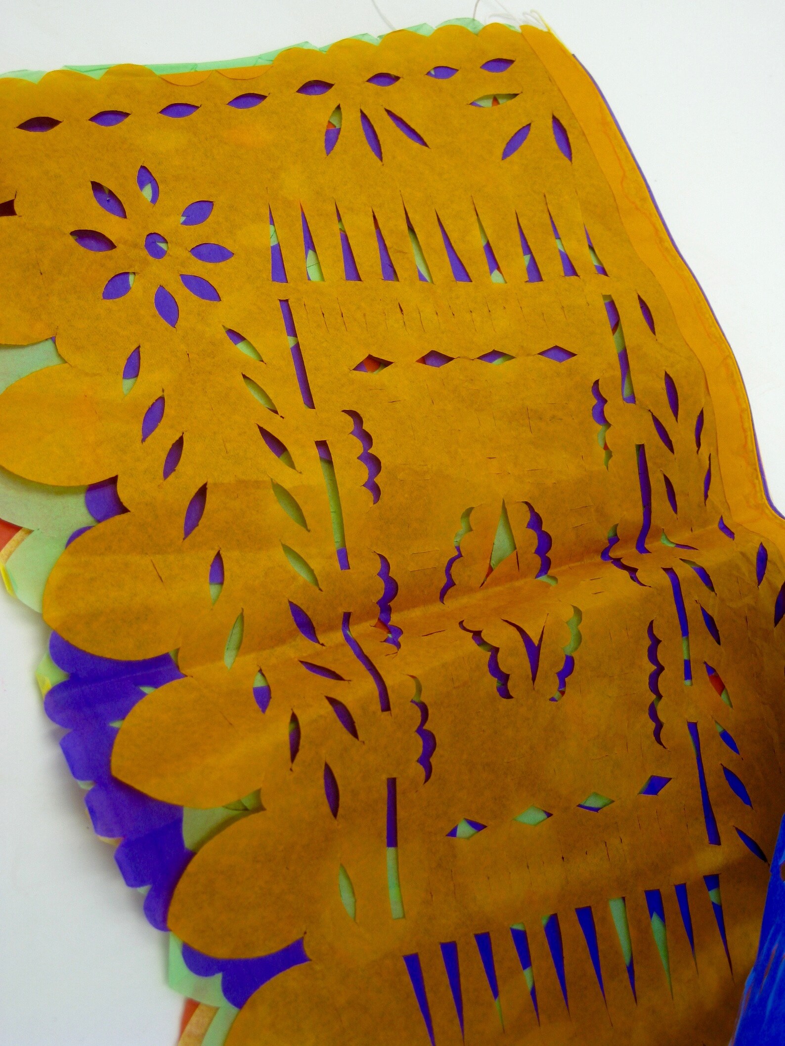 Mexican Papel Picado Cut Paper Tissue Paper Banner Good - Etsy