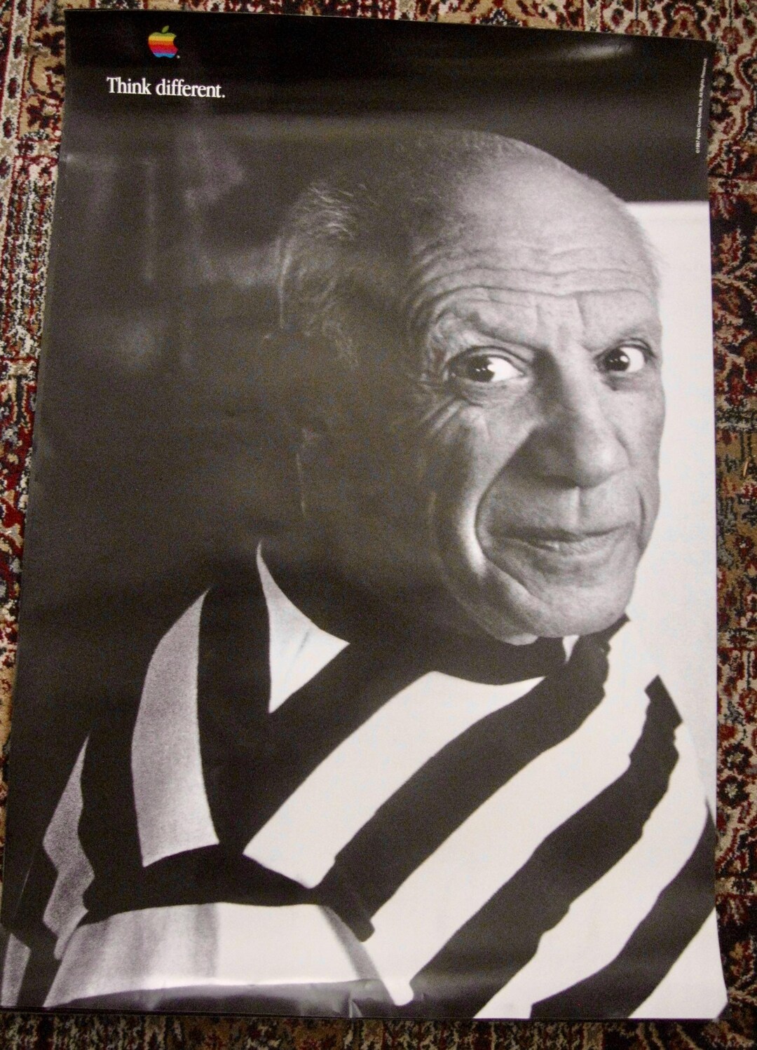 Apple Computer, Pablo Picasso, Think Different Campaign, 1997, 24x36 - Etsy