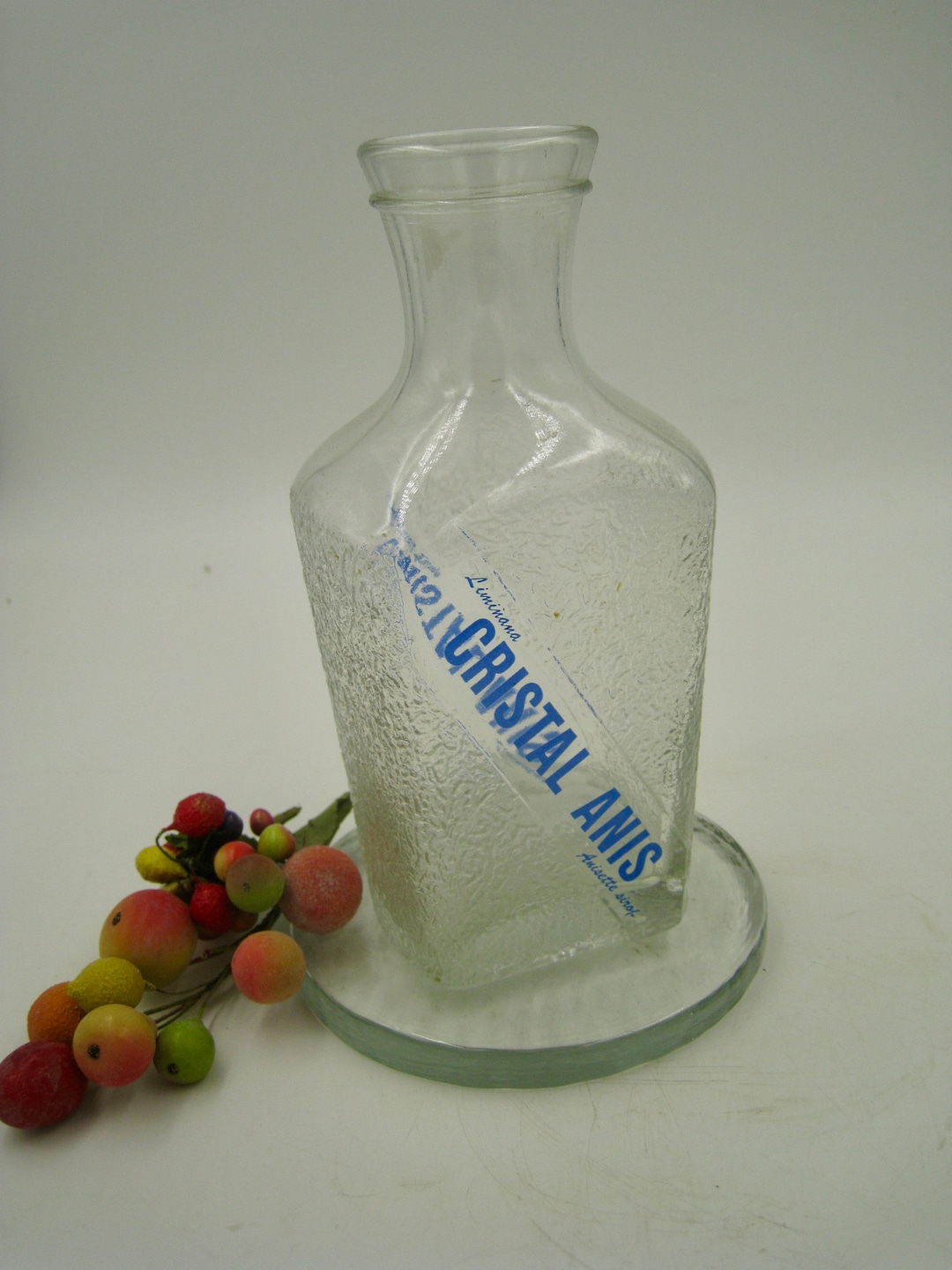 Cristal Anis Liqueur Bottle, Vintage, France, - Etsy