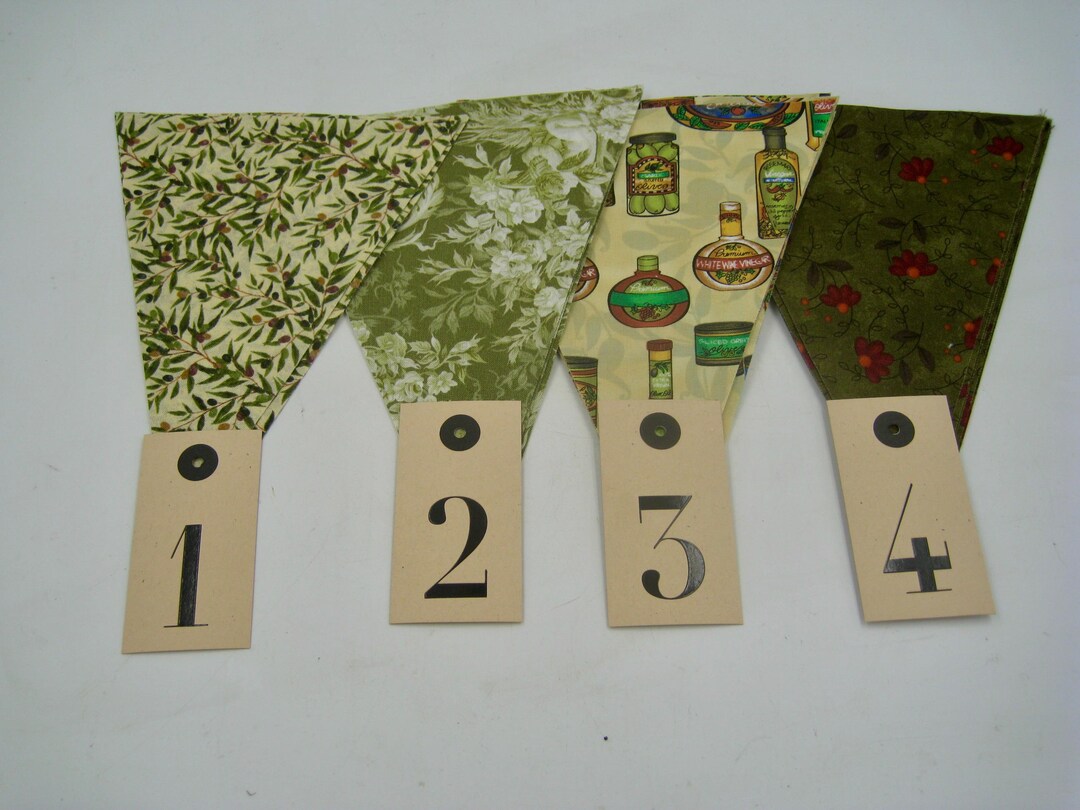 DIY Fabric Triangles for Making Your Own Banner/bunting, 4 Choices, You ...