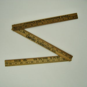 Yardstick Folding Antique Wooden 36 Inches Great Vintage - Etsy