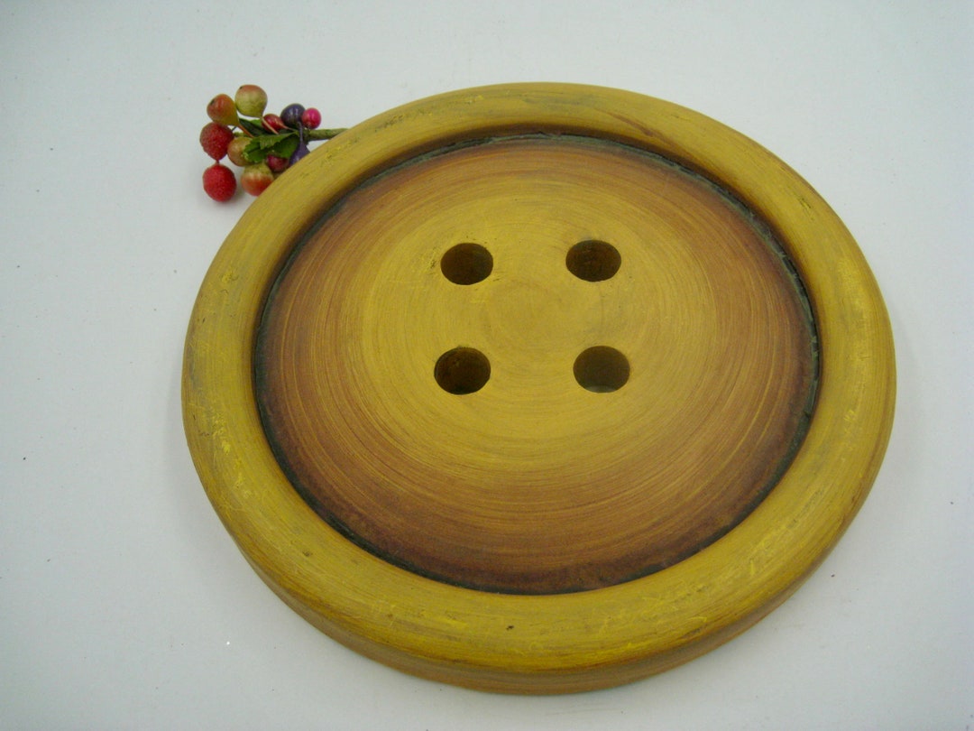 Oversized Plaster Button for Hanging in Your Sewing Room - Etsy