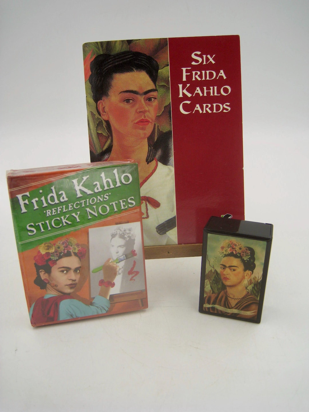 Frida Kahlo, Post Cards, Sticky Notes, and Pill Box, Set of 3 Items - Etsy