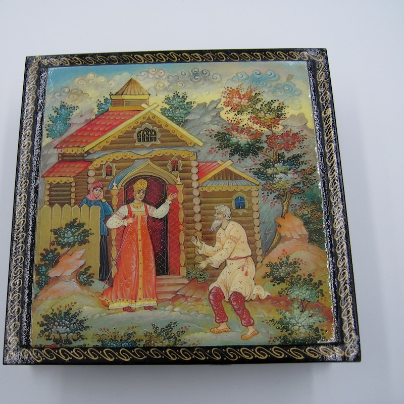 Russian Lacquer Box - Etsy