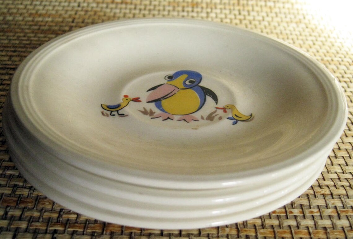 Child's Tea Set Edwin M. Knowles Circus Pattern 14 - Etsy