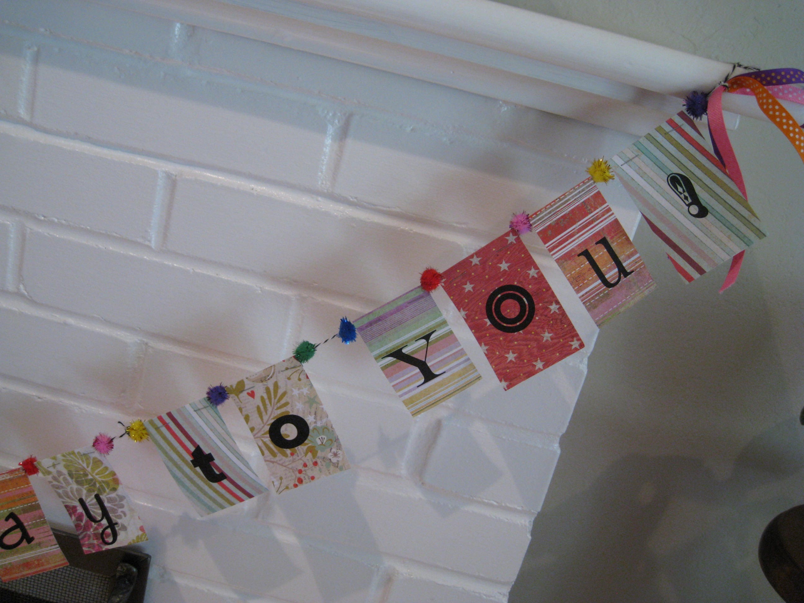 A Very Merry Unbirthday to You, #1 Style, Handmade Colorful Scrapbook ...