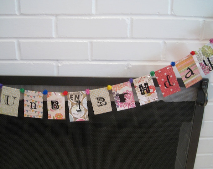 A Very Merry Unbirthday to You, #1 Style, Handmade Colorful Scrapbook ...