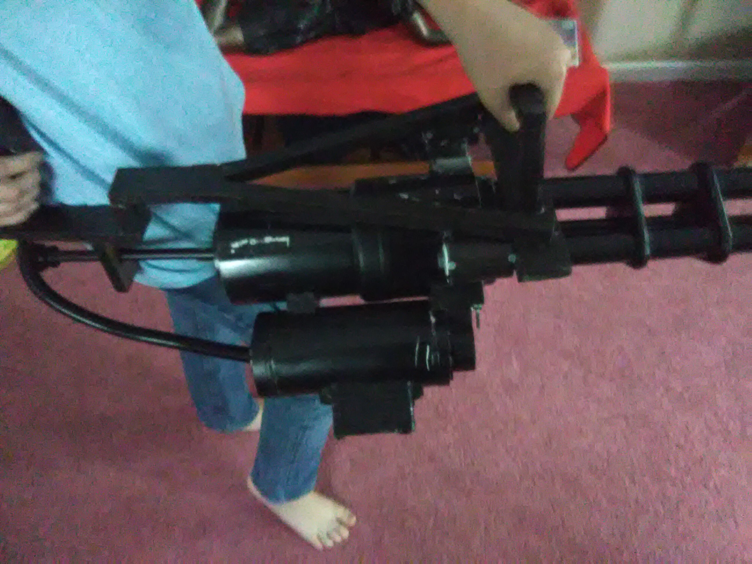 Minigun Gatling gun Tri barrel minigun cosplay gun replica | Etsy España