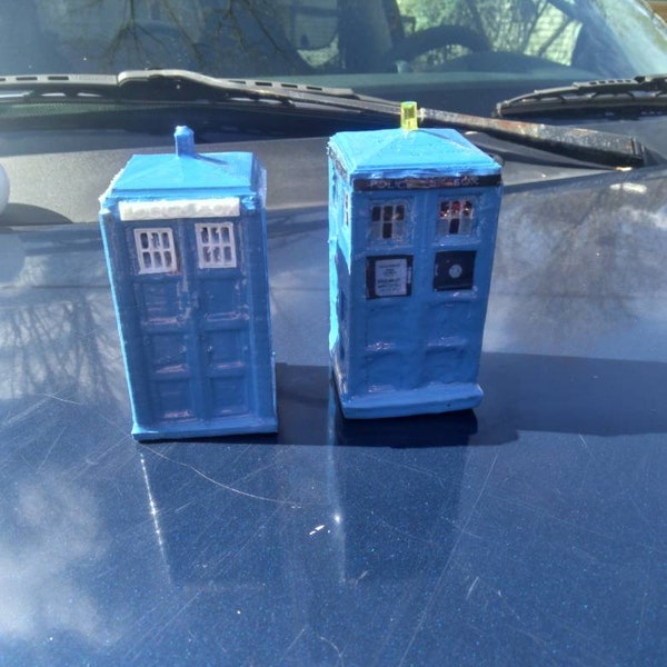 Tardis Cake Topper - Etsy