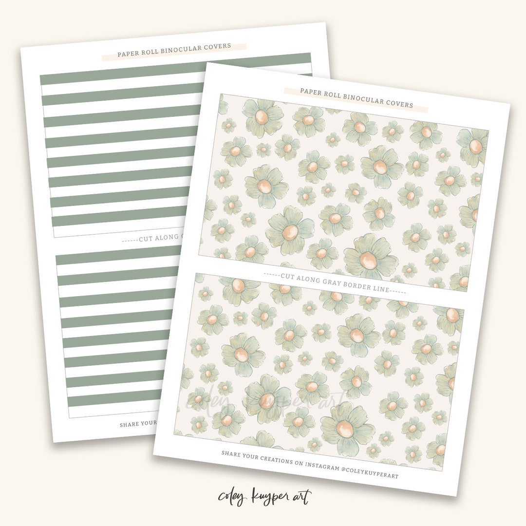 Printable Craft for Kids | DIY Cardboard Binoculars | Patterned Paper ...