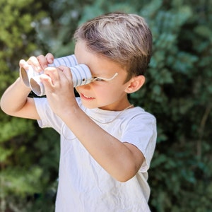 Printable Craft for Kids | DIY Cardboard Binoculars | Patterned Paper ...