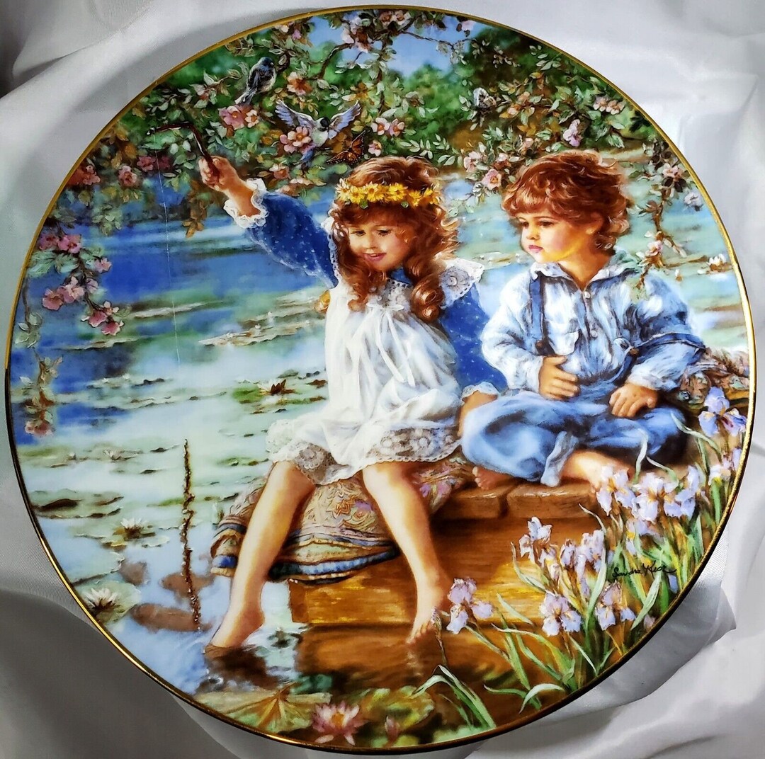 Patience Plate 2408S Sandra Kuck Reco Collection - Etsy