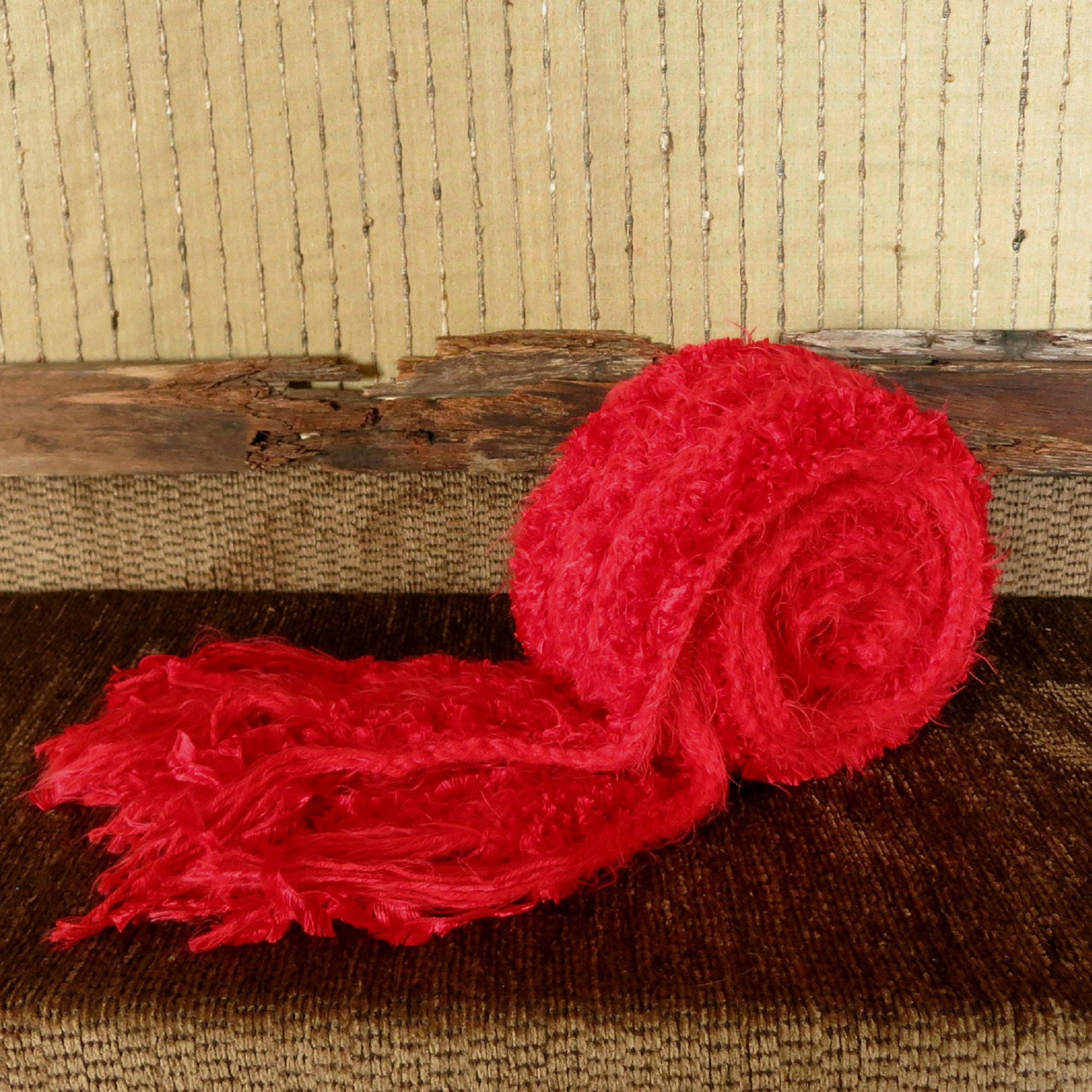 Long foulard rouge en laine fait à la main Dr Who Knitted Red - Etsy France