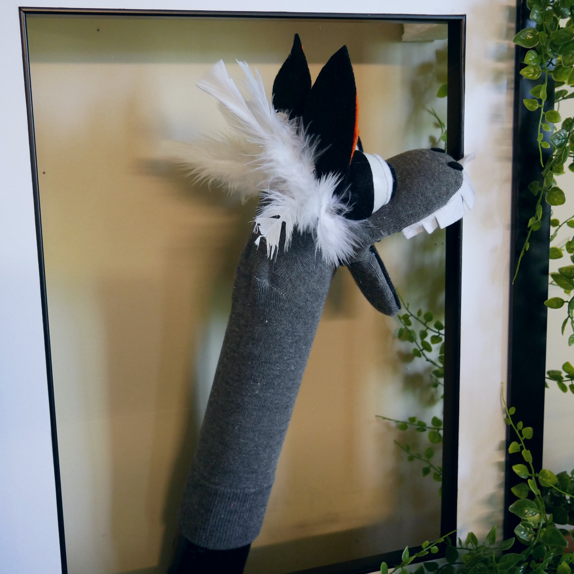 Grey Horse Hand Puppet Movable Mouth Muppet Preschool Toy - Etsy