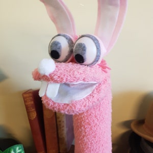 Rabbit Hand Puppet, Movable Mouth Muppet Preschool Toy - Etsy