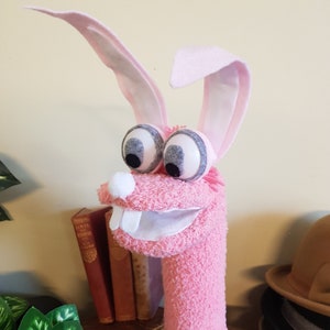 Rabbit Hand Puppet, Movable Mouth Muppet Preschool Toy - Etsy
