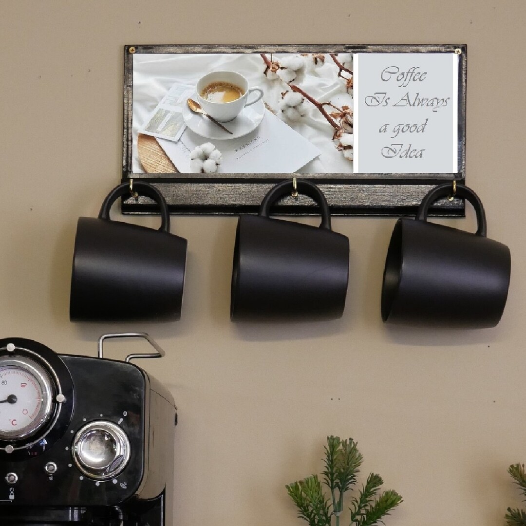Coffee Sign With Quote, Kitchen Wall Decoration - Etsy