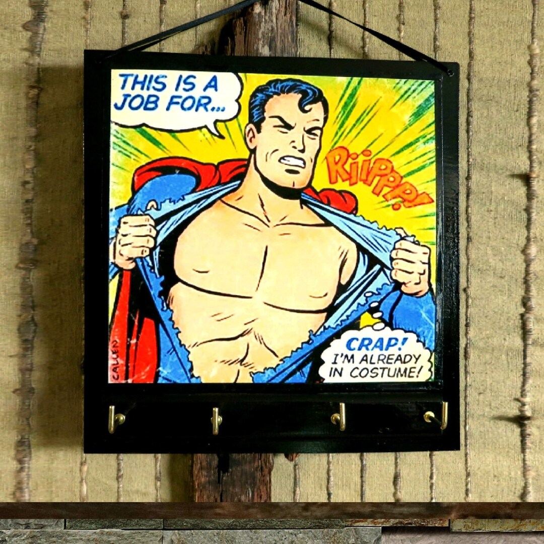 Wall Key Rack, Comic Cartoon Housewarming Gift - Etsy
