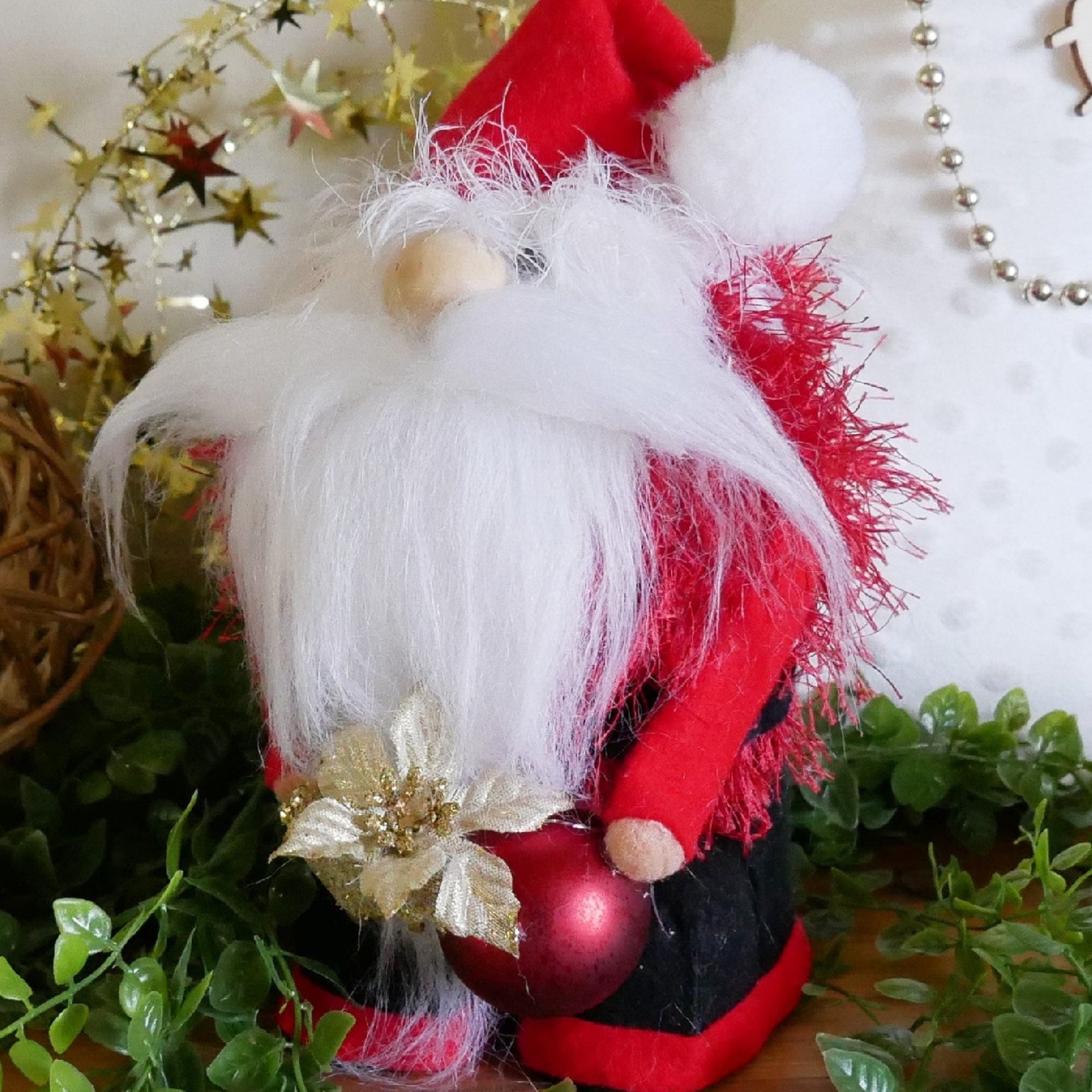 SALE Santa Gnome Interior Decor, Scandinavian Christmas Tomte Gnome ...