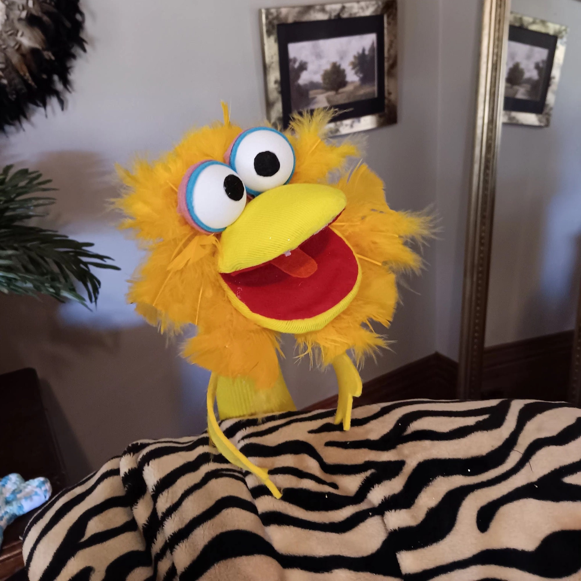 Bird Sock Hand Puppet, Kindergarten Preschool Toy - Etsy