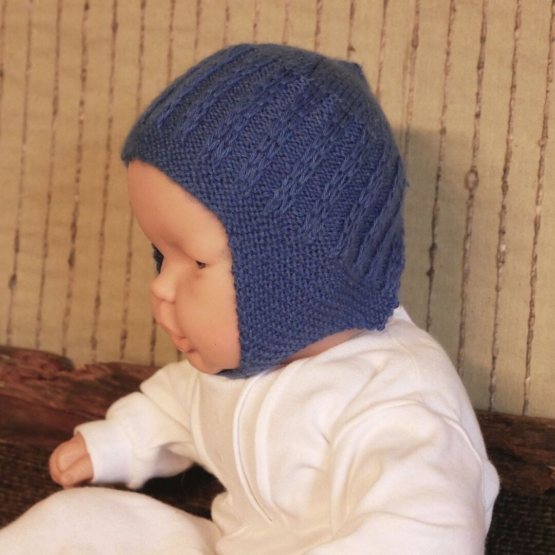 CLEARANCE SALE - Blue Baby Bonnet, Photo Prop, Baby Clothes - Etsy