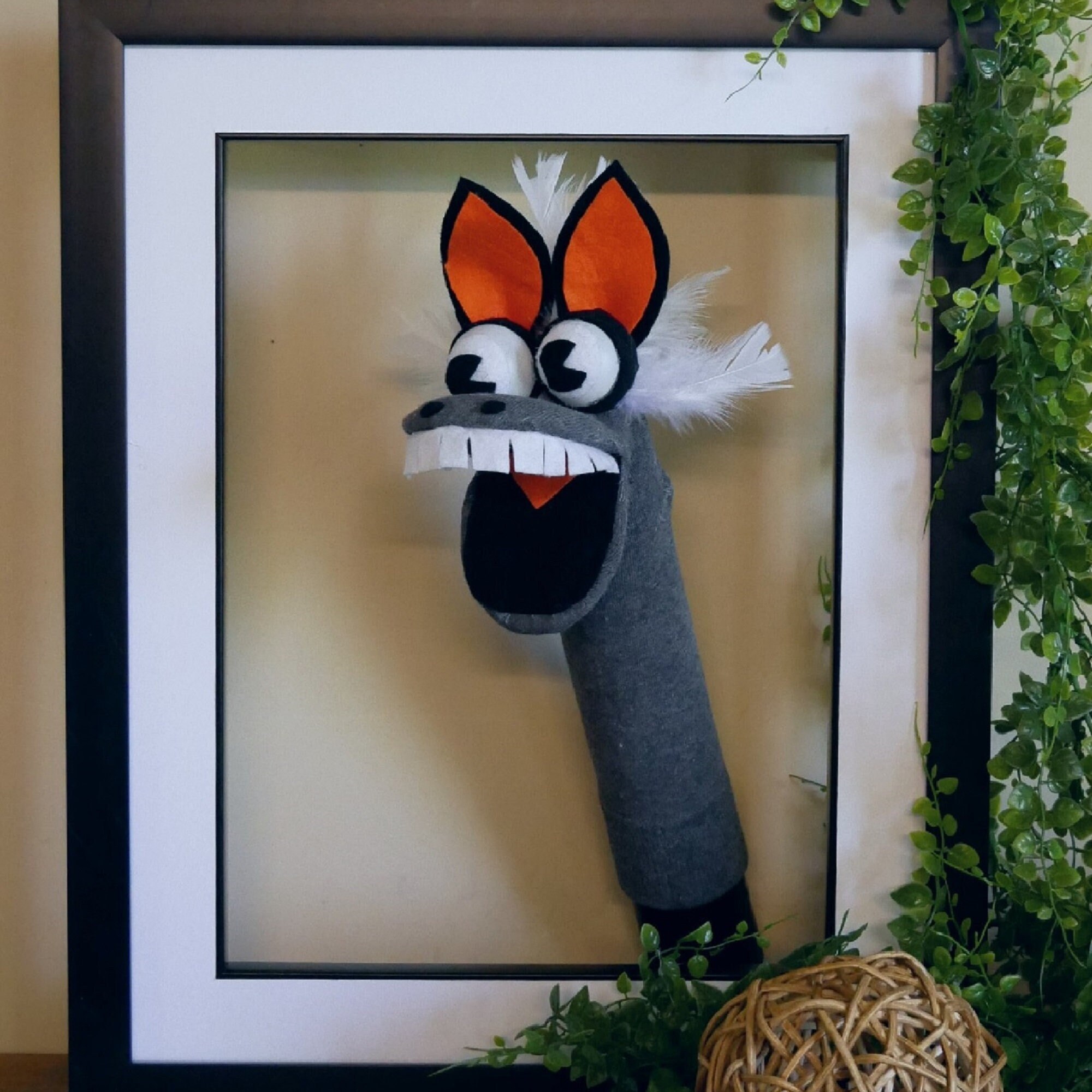 Grey Horse Hand Puppet Movable Mouth Muppet Preschool Toy - Etsy