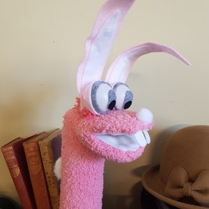 Rabbit Hand Puppet, Movable Mouth Muppet Preschool Toy - Etsy