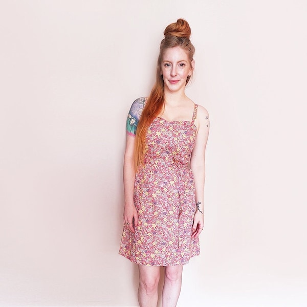 Coral Sundress - Etsy