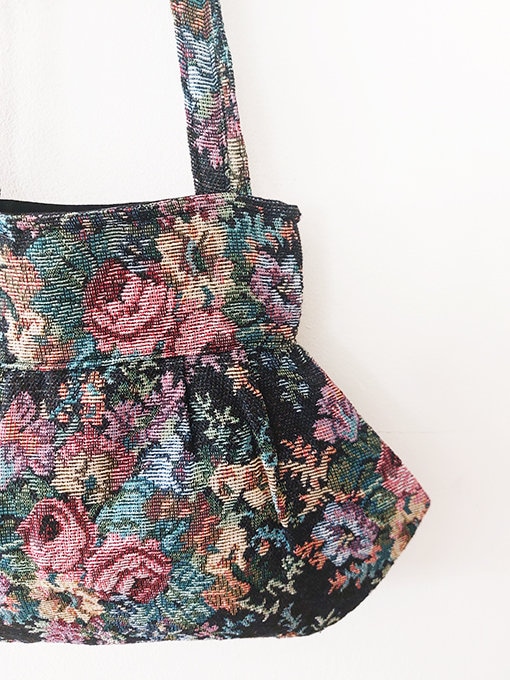 Brocade Purse, Tapestry Bag, Bohemian Purse, Floral Tapestry, Romantic ...
