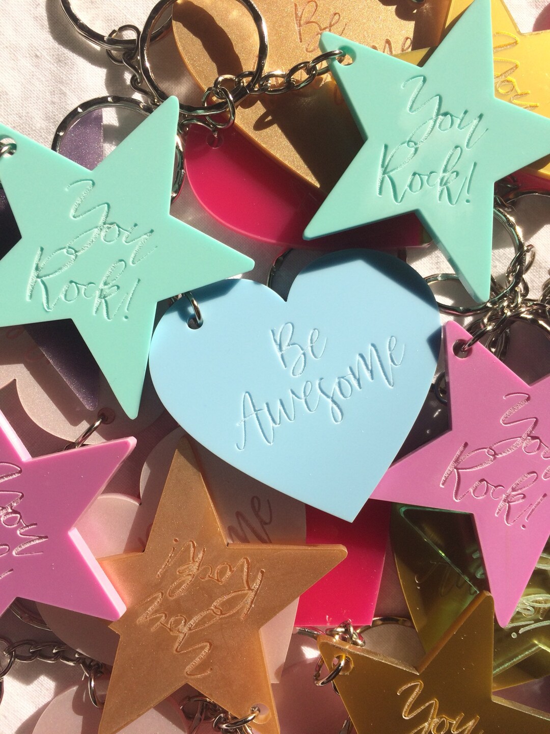 20 X Personalised Laser Cut Keyring in Any Design. Party Favours for ...