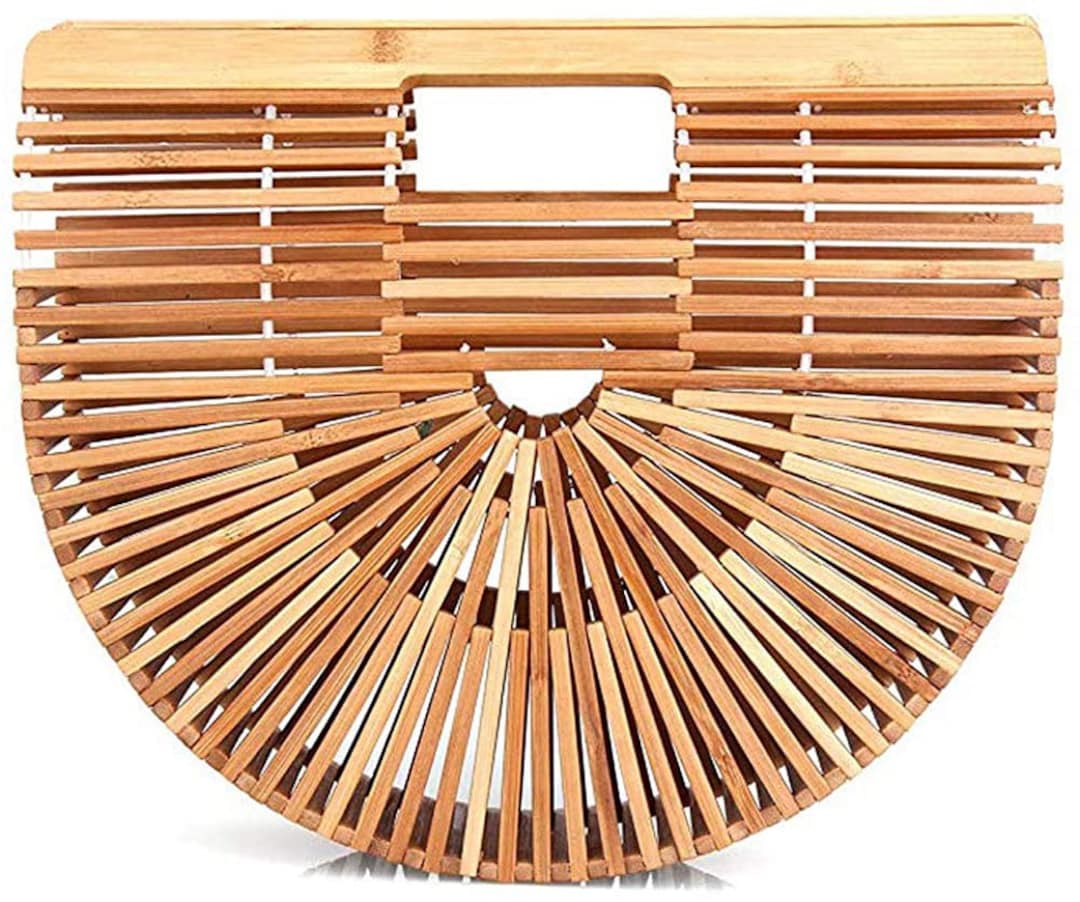 Bamboo Handbag, Handmade Ecological Bag for Women, Ladies Tropical ...