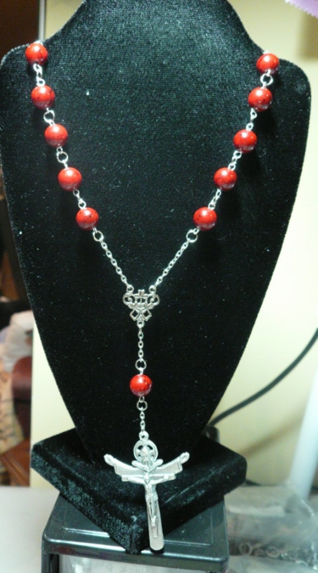 Roman Catholic Rosary Necklace - Etsy