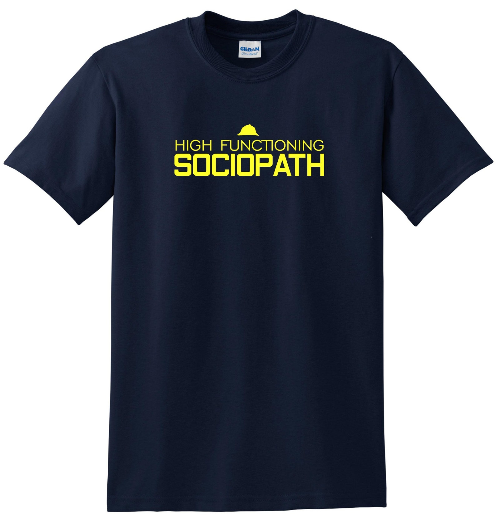 High Functioning Sociopath T-shirt Sherlock Holmes Quote Tee - Etsy