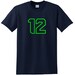 Seattle Seahawks 12th Man Tee Fan Tee - Etsy