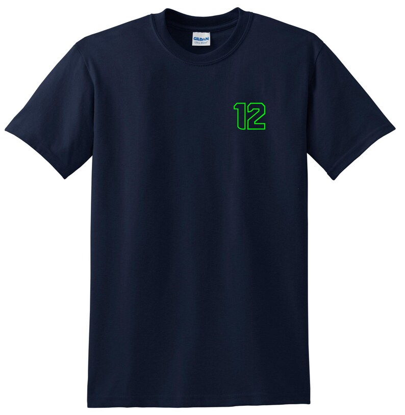 Seattle Seahawks 12th Man Tee Fan Tee - Etsy