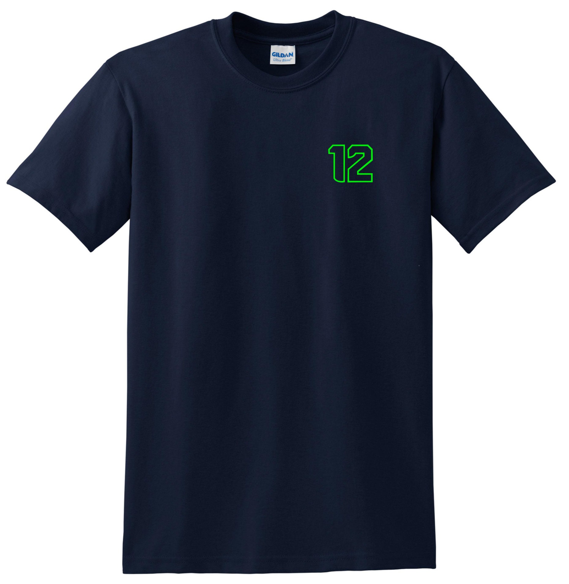 Seattle Seahawks 12th Man Tee Fan Tee - Etsy