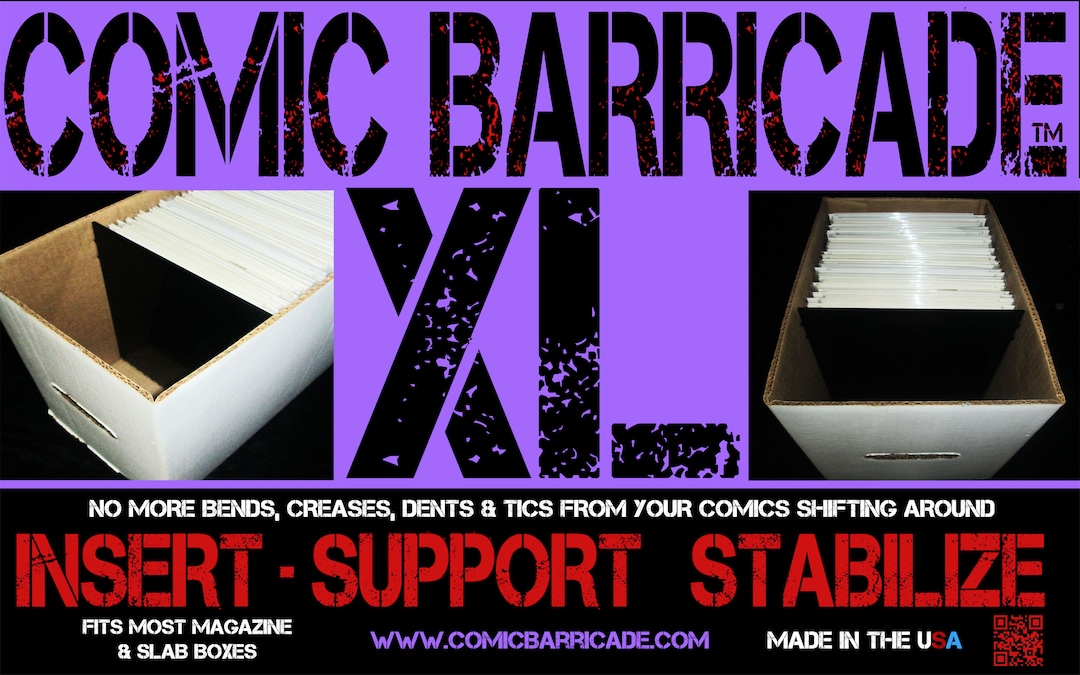 Comic Barricade XL 2 Pack ( Magazine Size Comic Book Protective ...