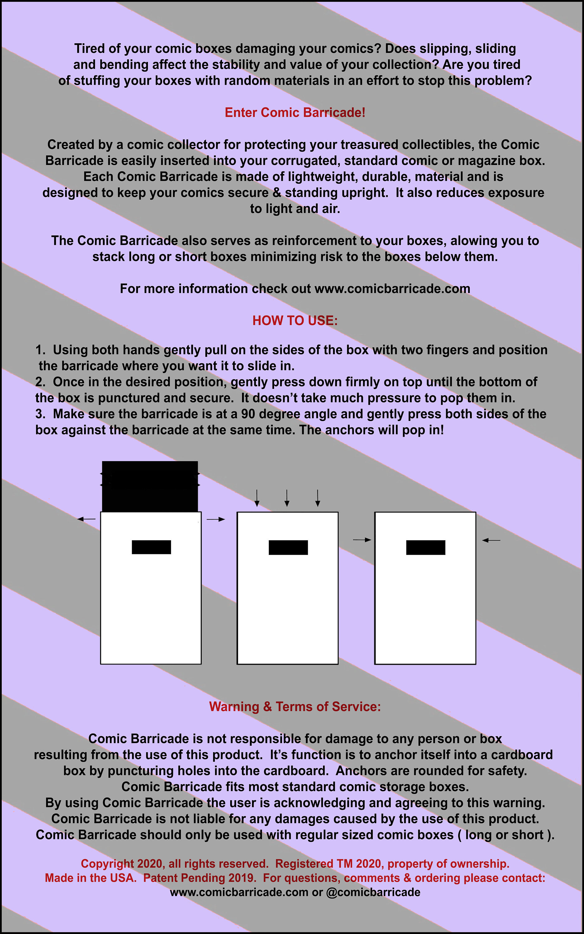 Comic Barricade 3 Pack - Etsy