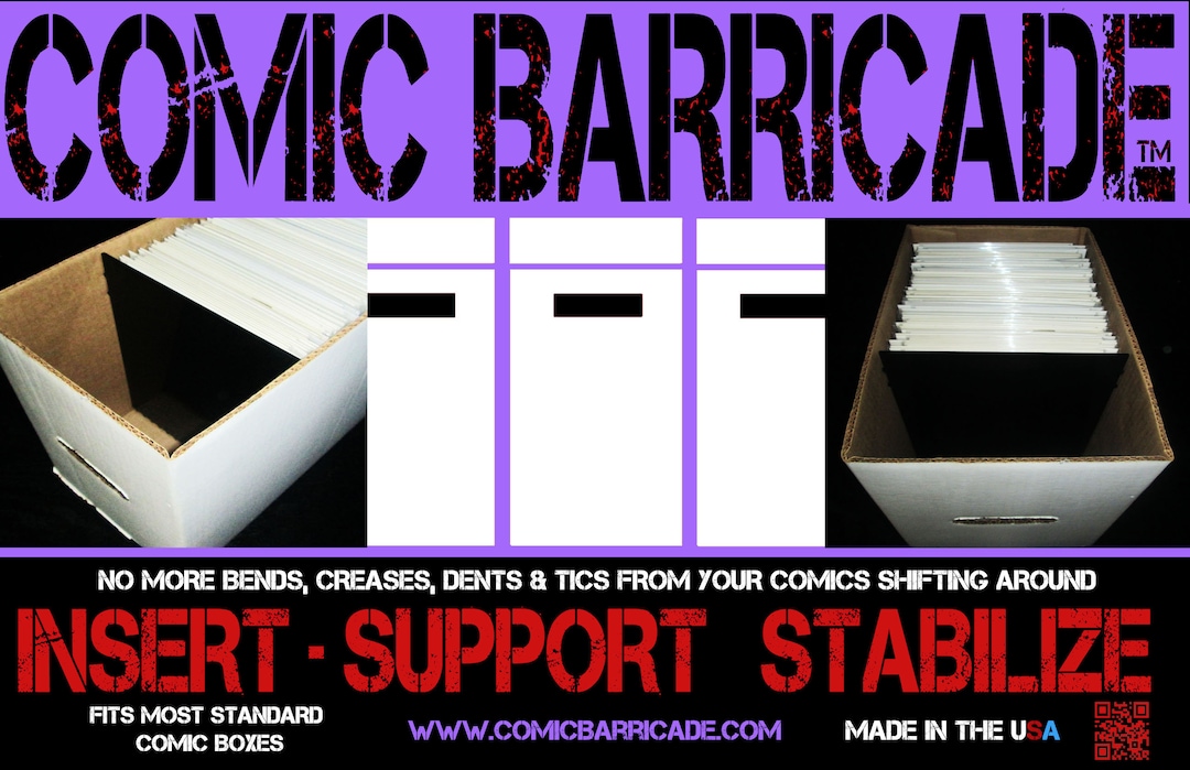 Comic Barricade 2 Pack ( Comic Book Protective Dividers ) - Etsy