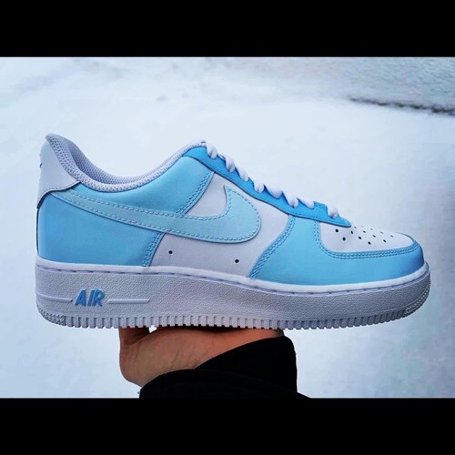 Custom Color Block Mid Air Force Ones | Etsy