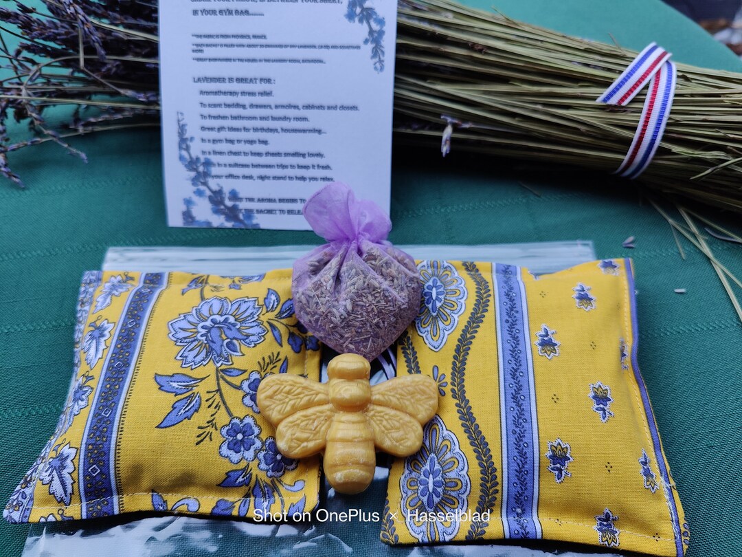 UNIQUE Gift to Say I LOVE YOU With an Heart Shape Lavender Bag. Blue ...