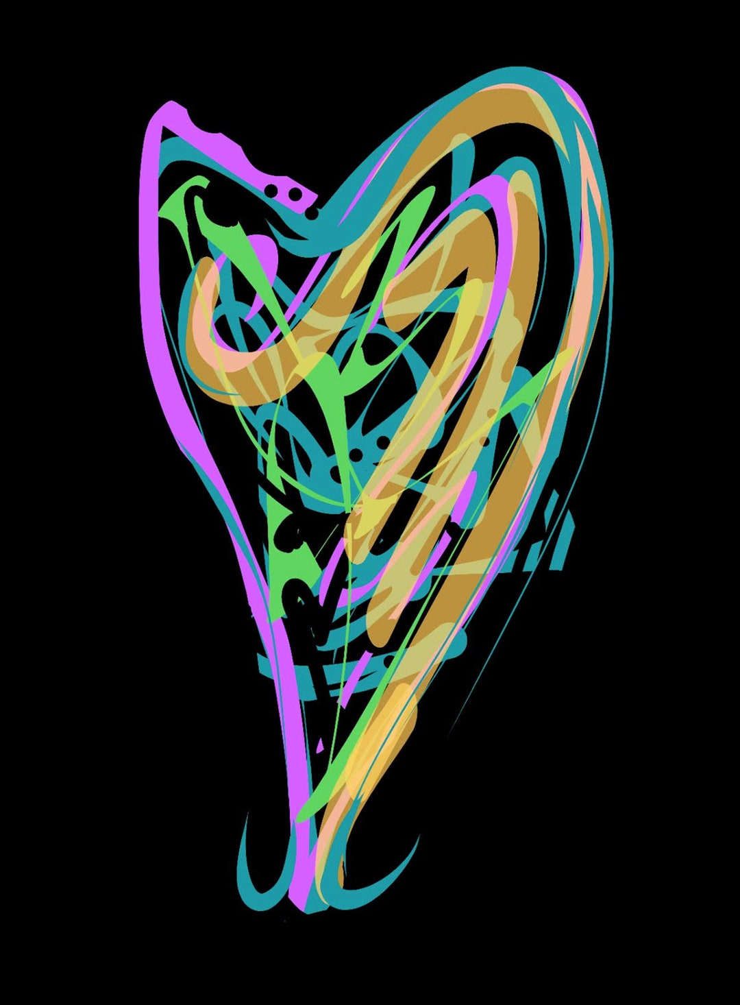 Heartbeat 120BPM - 9" X 12" - Etsy