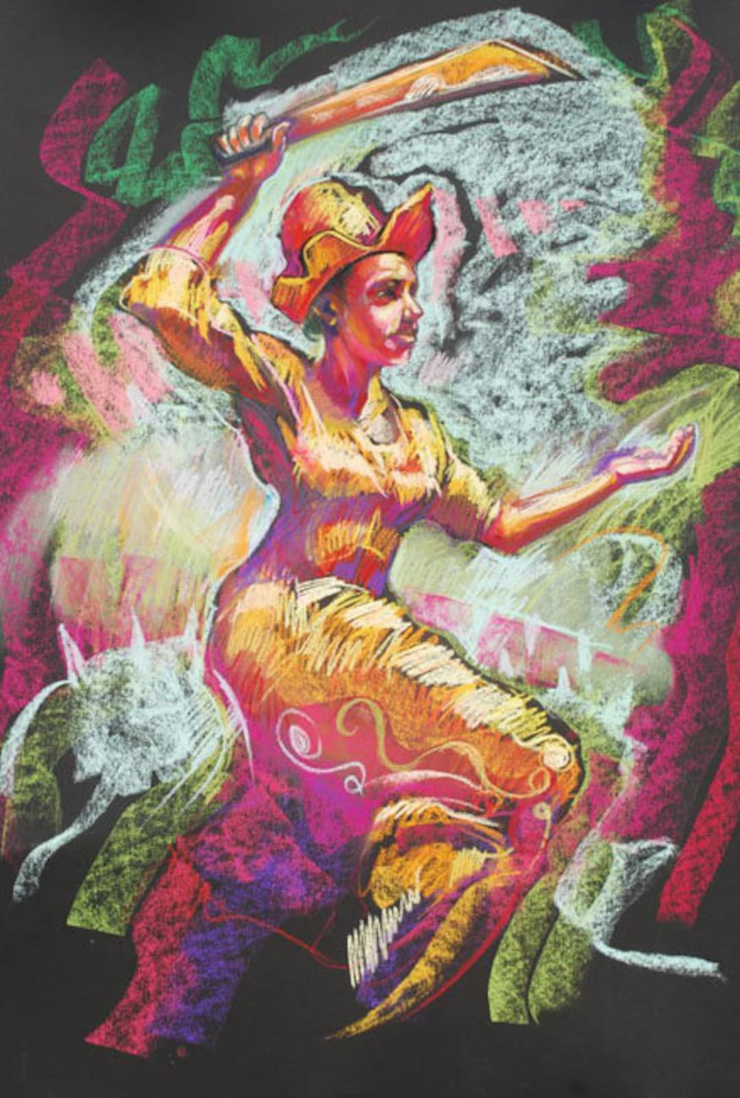 Osun Warrior (live Series) - 14" X 18" - Etsy