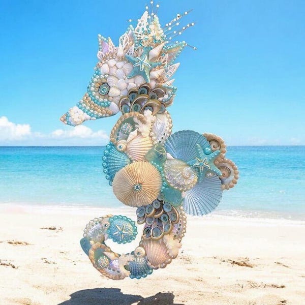 Seahorse Wall Decor - Etsy