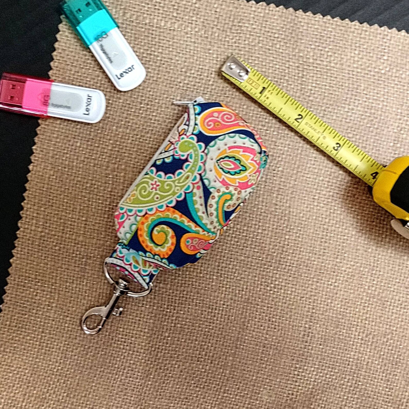 Tiny Zipper Pouch Keychain For Earbuds Quarters Rings Or USB Etsy tiny-zipper-pouch-keychain-for-earbuds-quarters-rings-or-usb-etsy