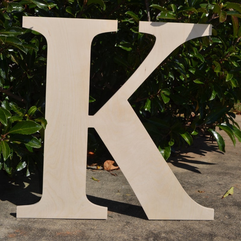 Large Wooden Letter - Etsy