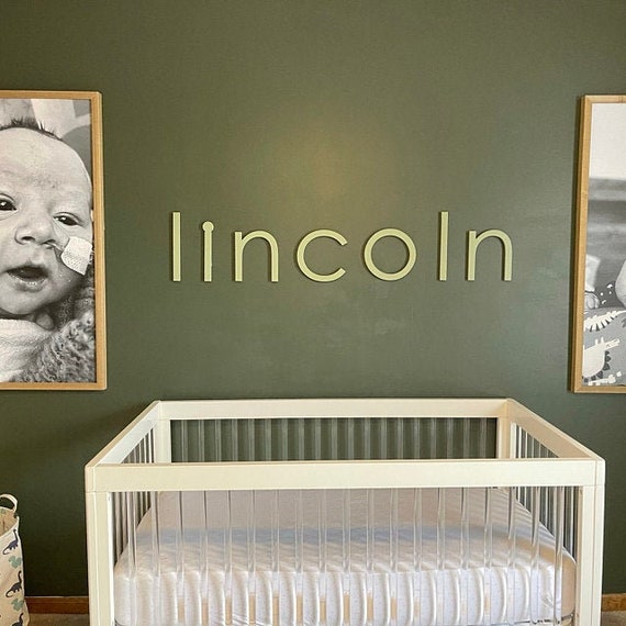 Nursery Letters for Wall Painted 12 Inch Wooden Wall Letters | Etsy