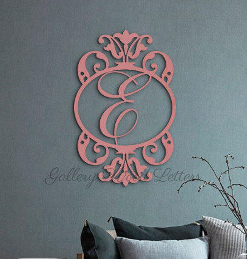 Initial Wall Decor - Bedroom Wall Decor - Nursery Decor - Victorian ...