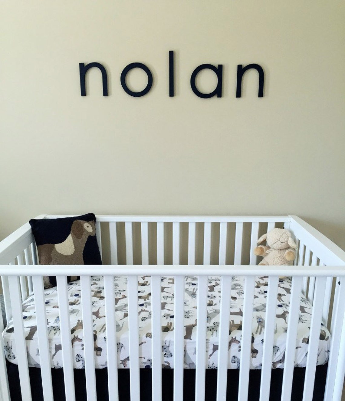 Painted Wooden Letters for Wall, Custom Wooden Name Sign, Custom ...