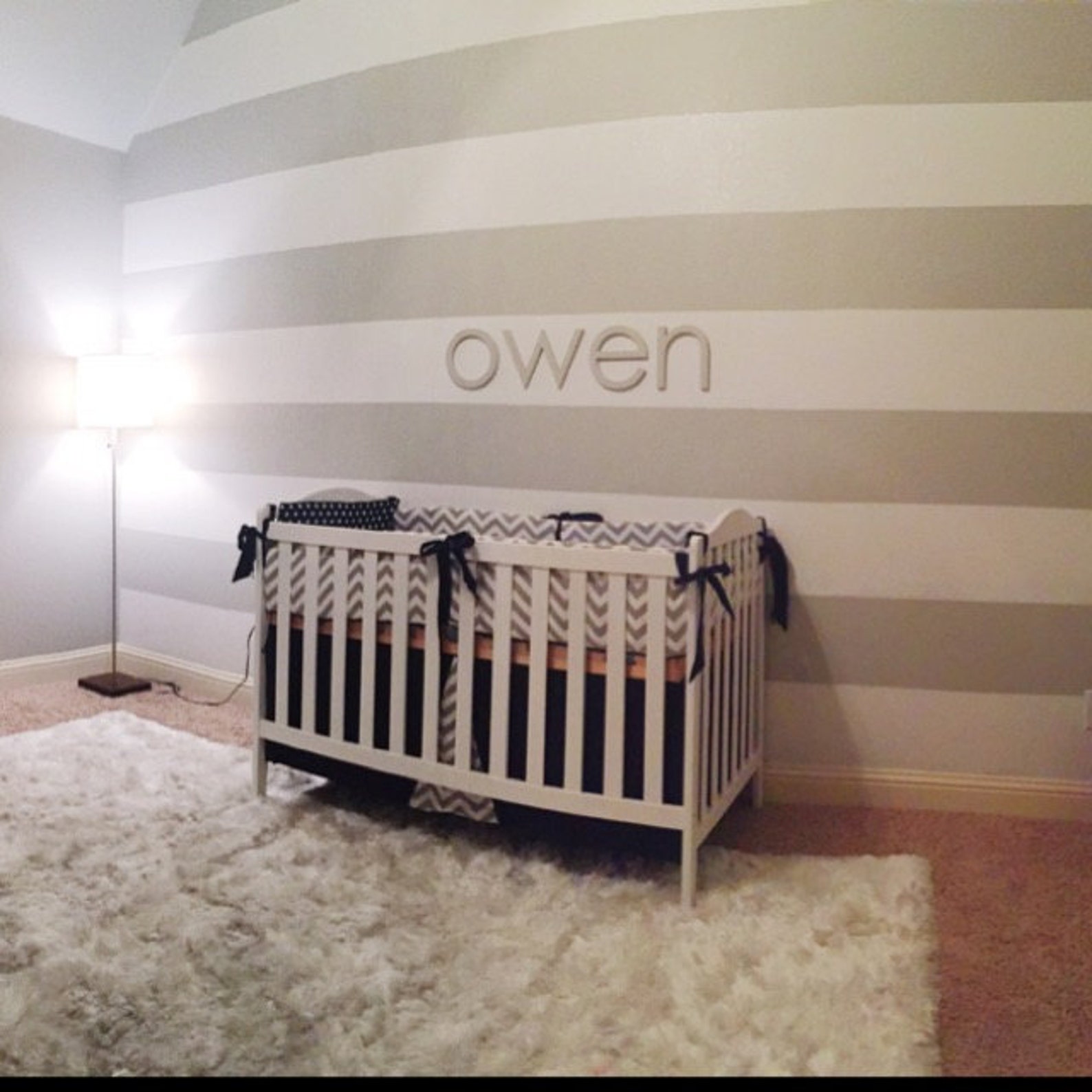 Large Wooden Wall Letters Baby Nursery Name Wall Hanging | Etsy